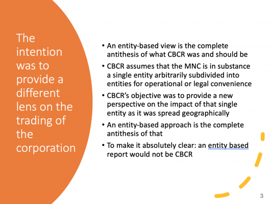How to reform country-by-country reporting: my presentation to the OECD ...