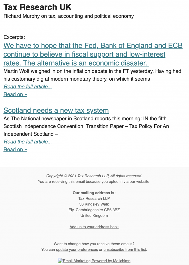 A note to all existing subscribers – and those who want to subscribe to ...