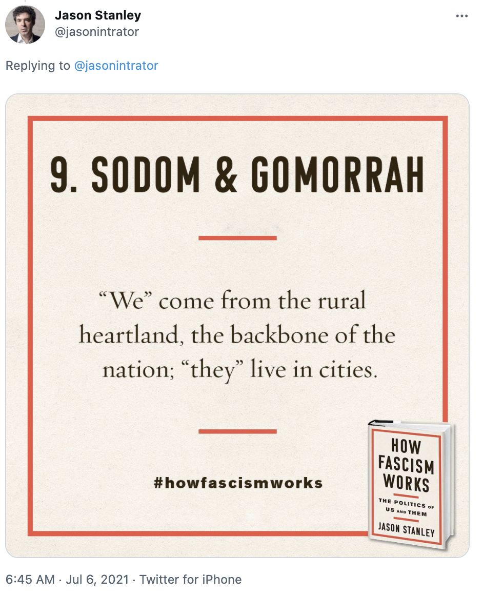 The ten pillars of fascist politics