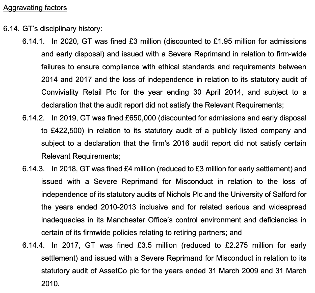 The audit failings by Grant Thornton at Patisserie Valerie were ...
