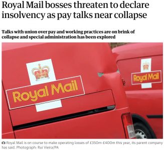 Royal Mail is at risk of going bust. Shouldn’t it be nationalised?