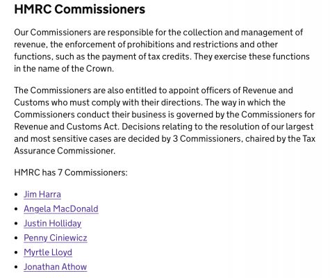Why are HMRC understating the number of Tax Commissioners by 14%?