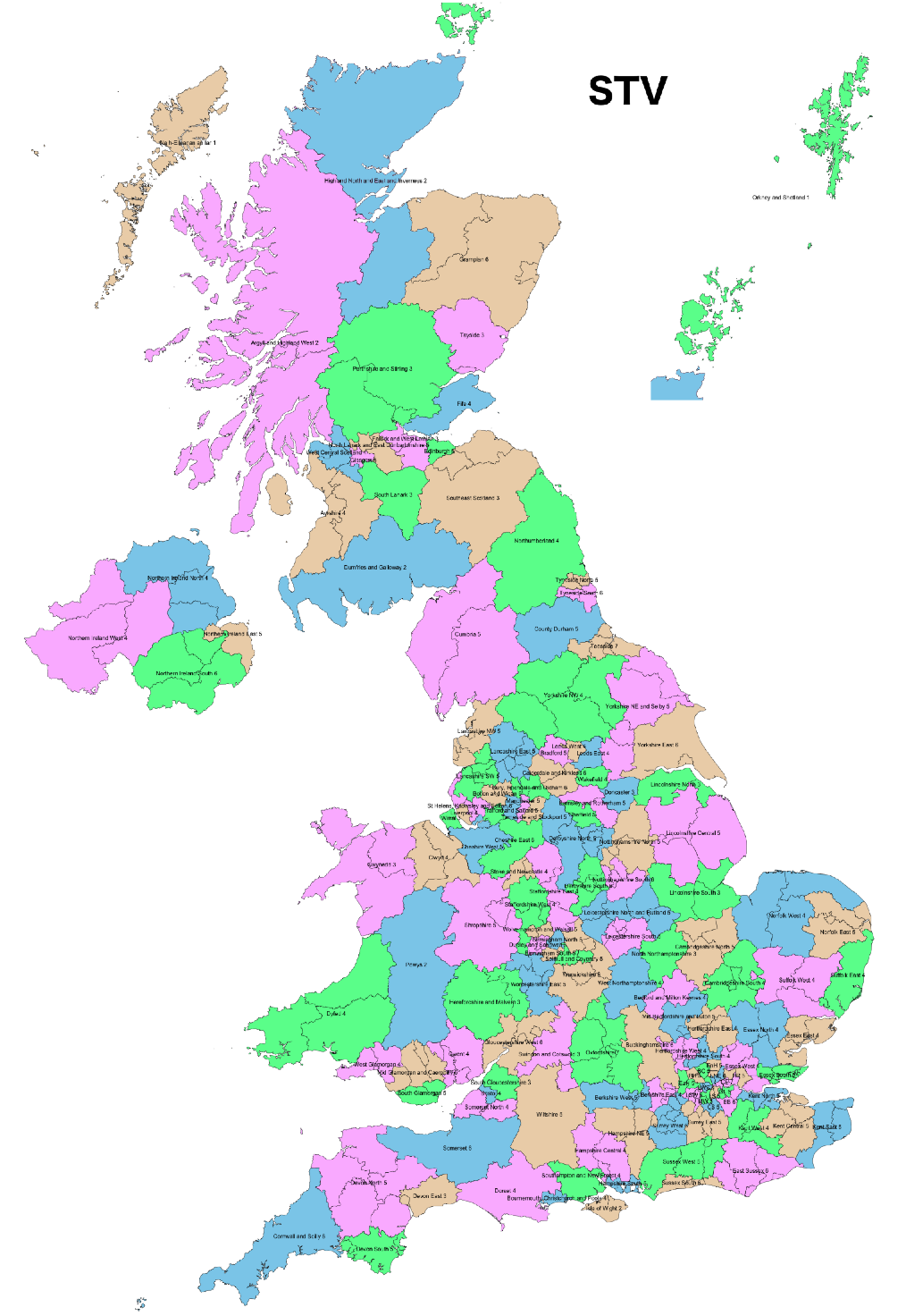 What multi-member constituencies might look like